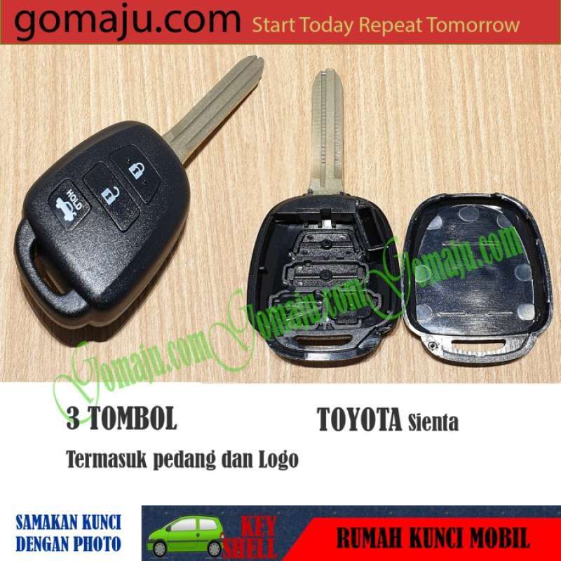 Promo RUMAH KUNCI TOYOTA CASING KEY SHELL CANGKANG KUNCI SIENTA 3 ...