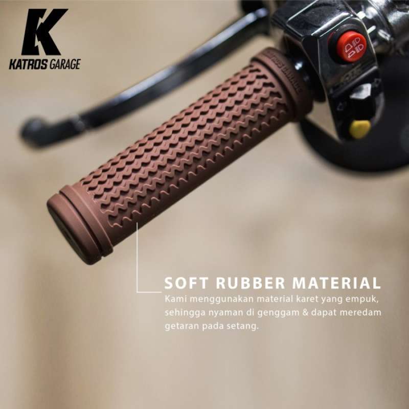 Promo HANDGRIP KATROS RIBBED SERIES - GRIP GAS / HAND GRIP MOTOR ...