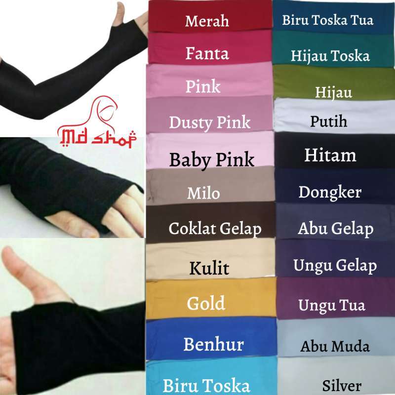 Jual Manset Tangan/manset Tangan Jempol Panjang Hingga Siku - Coklat ...