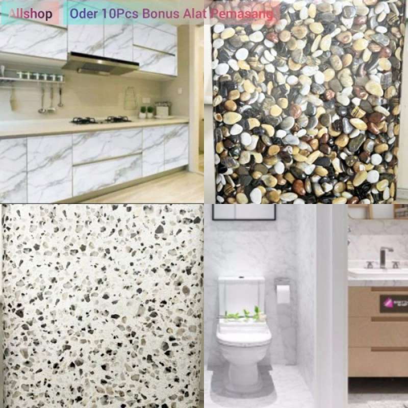 Promo Sticker wallpaper cocok untuk lantai L122Cm - Kode 6749 Diskon 5% ...