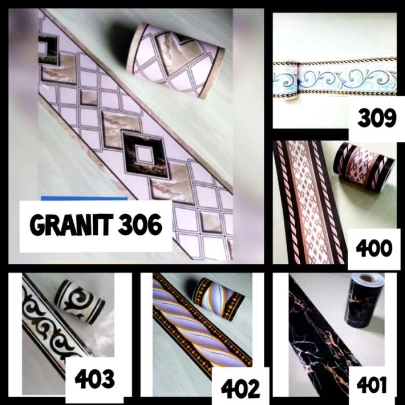 Jual DEKORATIF BORDER GRANIT DEKORASI LANTAI STIKER LANTAI WALLSTICKER ...