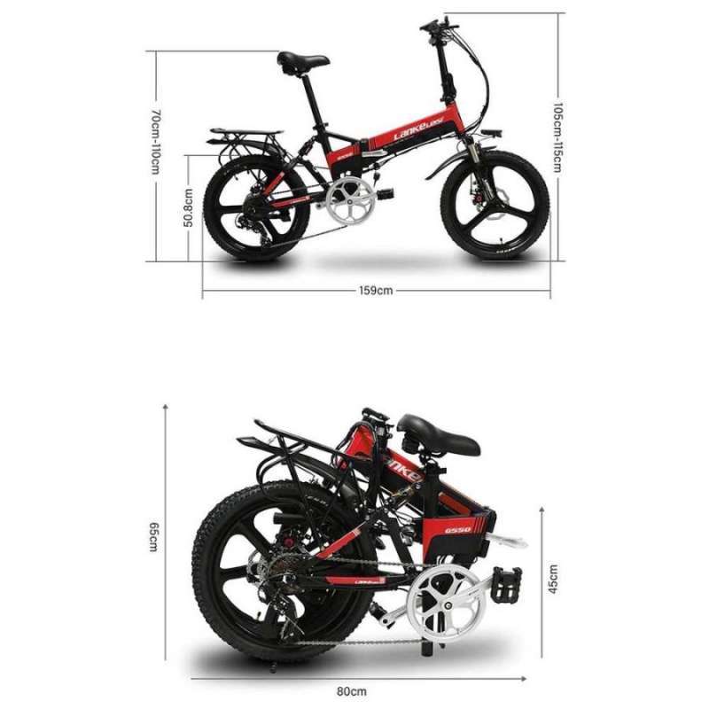 Jual Lankeleisi G550 Sepeda Elektrik Lipat Elite Version 48v 10.4ah ...