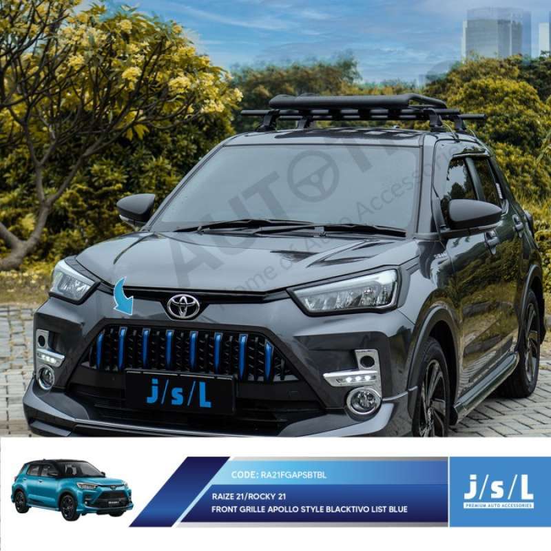 Promo Grill Depan Raize Model Apollo Blacktivo JSL Front Grille Cover ...