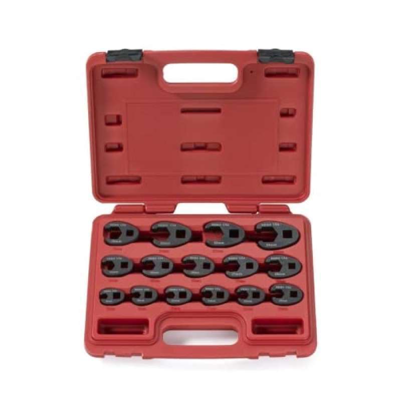 Promo NEIKO 03324A Crowfoot Wrench Set 1/2 and 3/8” Drive, 15 Piece ...
