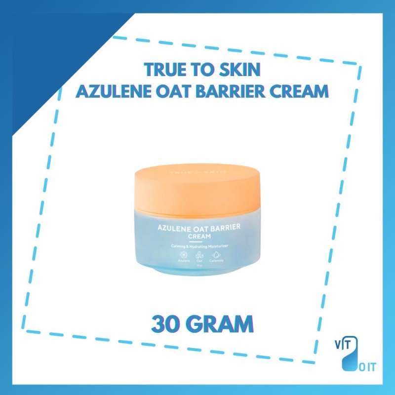 Promo True To Skin Azulene Oat Barrier Cream 30 gr / 30gr Diskon 17% di ...