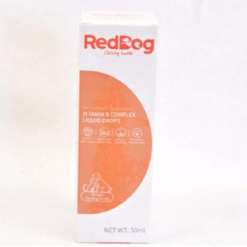 Jual REDDOG Vitamin Kucing dan Anjing B Complex Liquid Drops 50ml di ...
