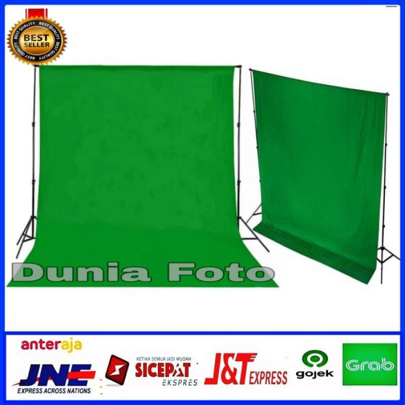 Promo Layar Green Screen Background Foto Studio Dan Video Ukuran ...