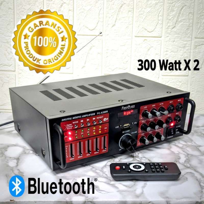 Jual Ampli Amplifier Mixer First class FCA 377 USB SD BLUETOOTH di ...