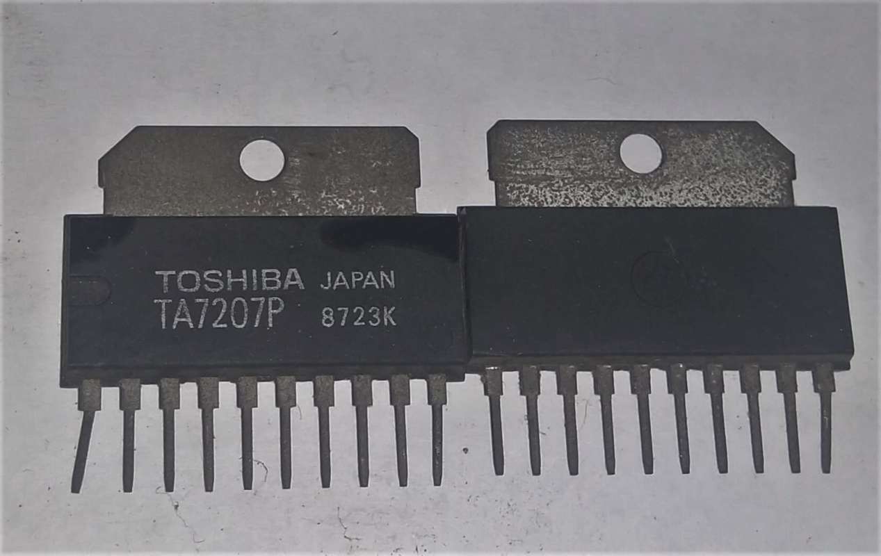 Jual Ic Ta7207p Ta 7207 P Power Audio Amplifier 10-sil - Vintage Di ...