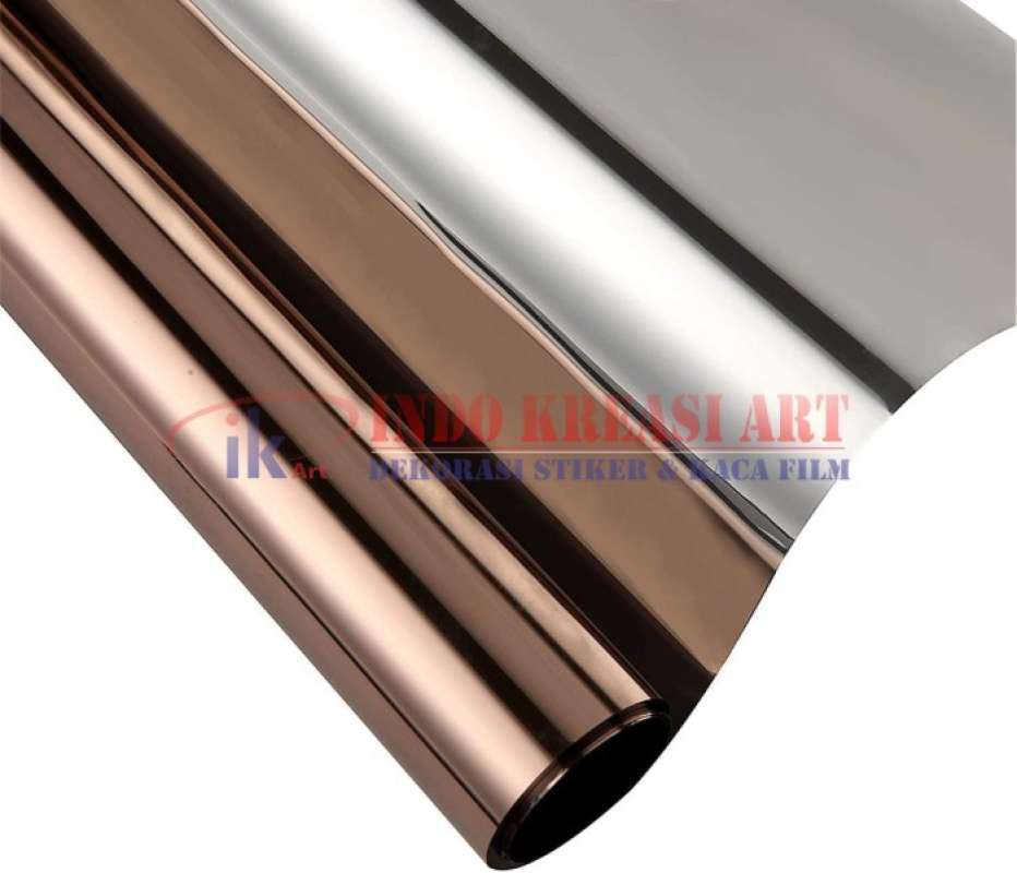 Promo KACA FILM SILVER BROWN SILVER BRONZE ONEWAY COKLAT PREMIUM TEBAL ...