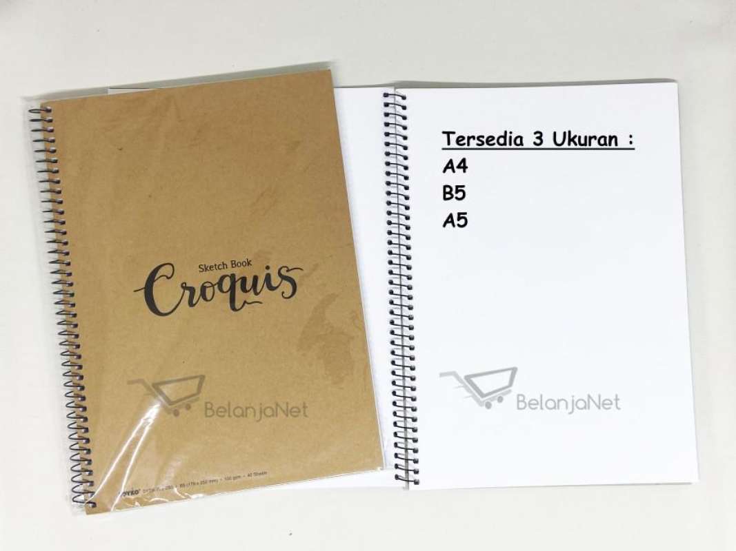 Promo Buku Sketsa Gambar | Sketch Book Croquis SKBK-706 Ukuran A4 B5 A5 - A5 Diskon 11% di ...