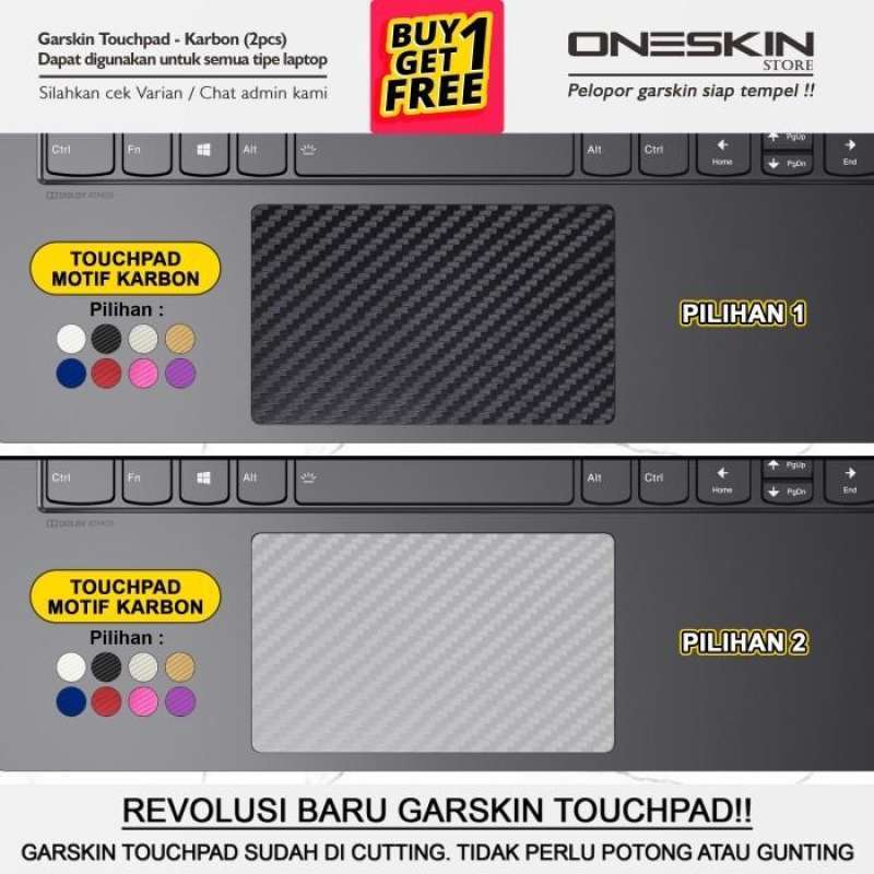 Jual Garskin Touchpad Laptop Trackpad Protector Motif Karbon Kayu ...