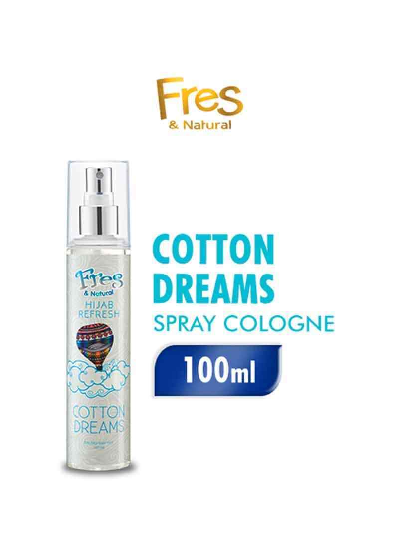 Jual Fres & Natural Fragrance Mist Hijab Fresh Cotton Dreams 100 ml di Seller dgoodsstore ...