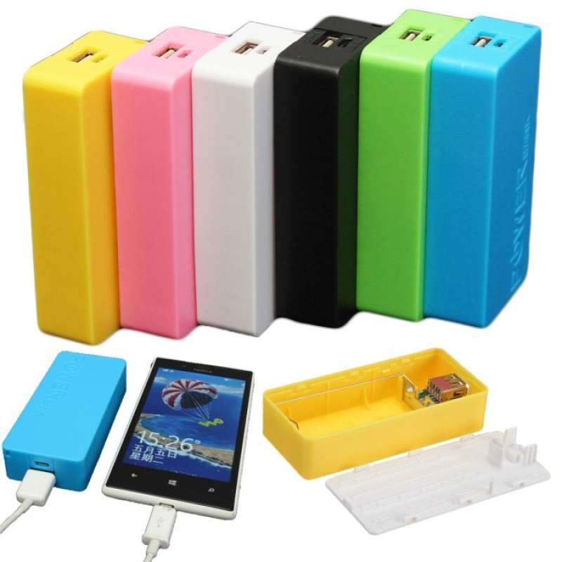Jual Diy Powerbank Power Bank Pb 2x 18650 Baterai Vape Kotak Box Case ...