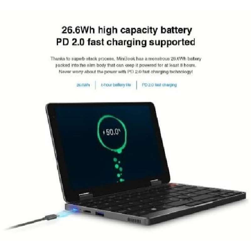 Jual Chuwi MiniBook Versi 2023 J4125 12/128GB 8 Mini Yoga Laptop ...