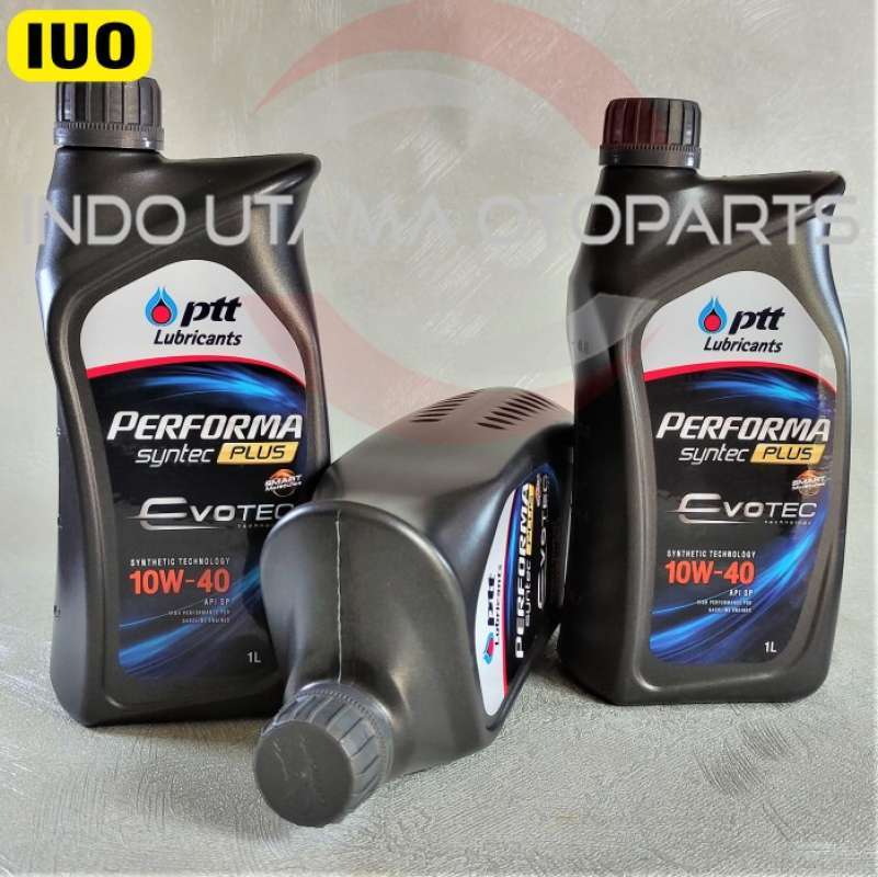 Jual Oli Bensin 10W40 Ptt Lubricants Performa Synthetic Plus Api Sp 1L di Seller Mita OtoShop ...