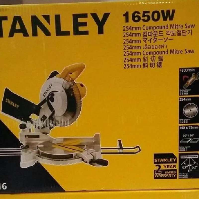 Jual STANLEY Miter Saw 10â 10 Inch SM 16 Compound Miter Saw SM16 ...