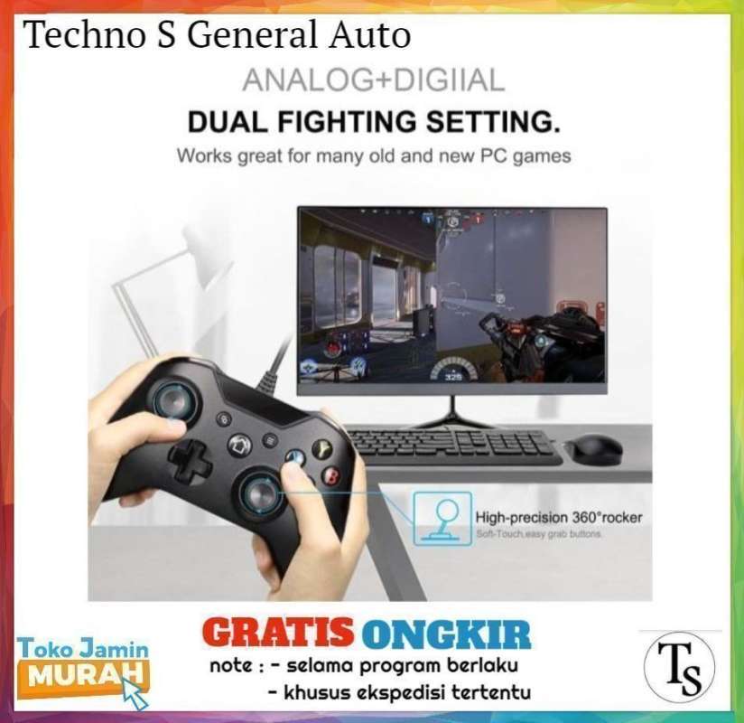 Promo Stick Stik Xbox One N1 Wireless Wired Controller Support Ps4 Ps3 ...