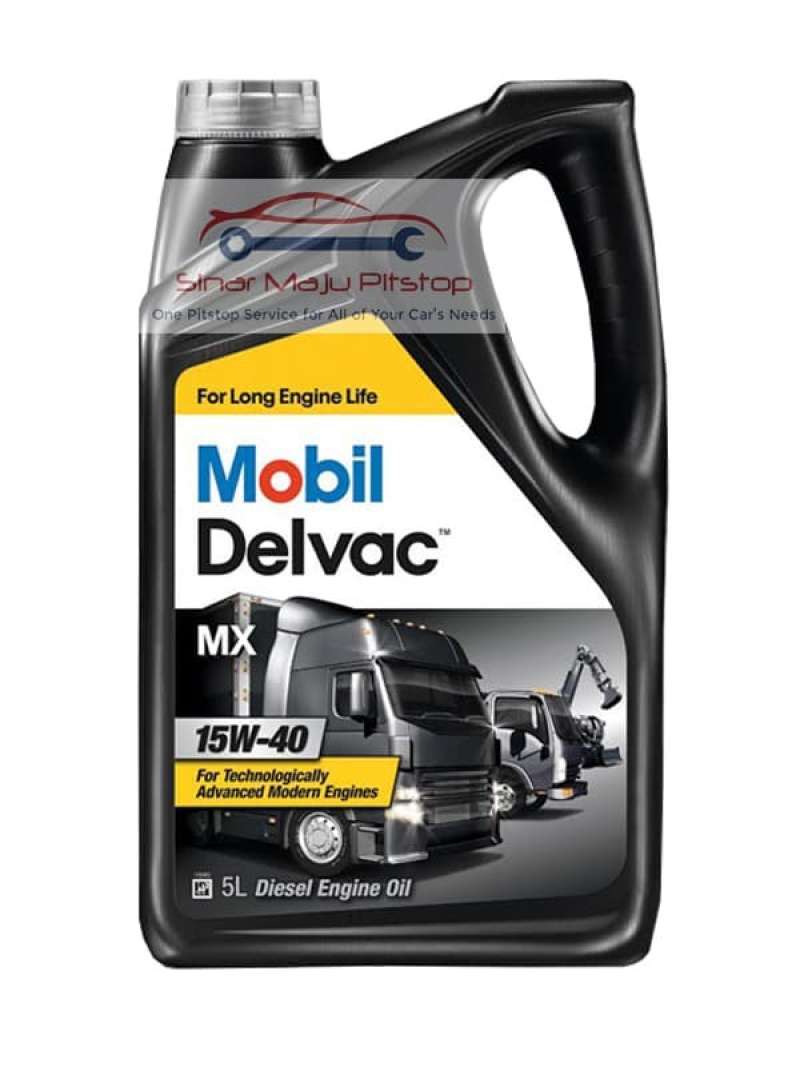 Jual Mobil Delvac MX 15W-40 Pelumas Oli Mesin Mobil Diesel 5 Liter ...