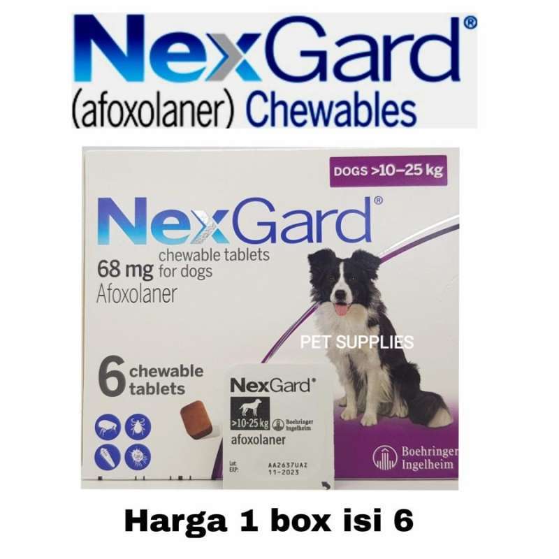 Jual Nexgard Box 10 25 Kg Termurah - Harga Grosir Terupdate Hari Ini ...