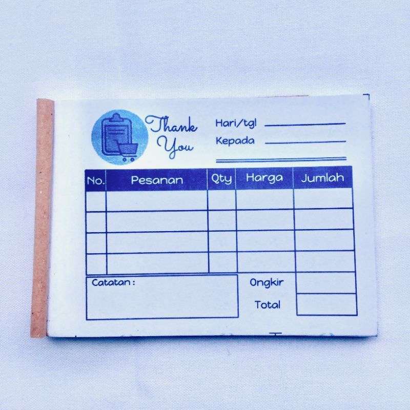 Jual nota olshop / nota onlineshop / nota laundry universal / nota ...
