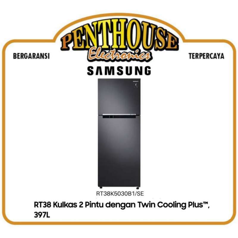 Jual Samsung Kulkas 2 Pintu RT38K5030B1/SE Twin Cooling 397L RT38 di Seller Penthouse ...
