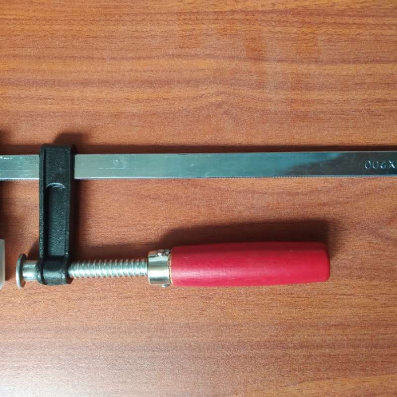 Promo Klem Jepit F Clamp Papan Kayu Heavy Duty Woodworking 50 X 200Mm ...