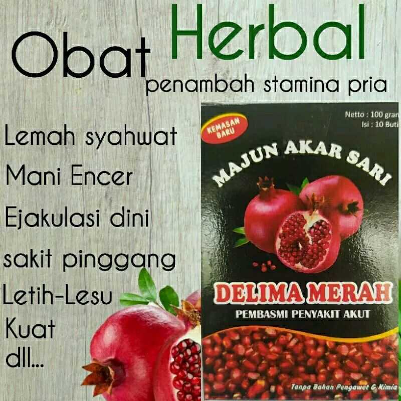 Promo Herbal Majun Akar Sari Laki2 Sehat Perkasa Tahan Lama Mani Encer ...
