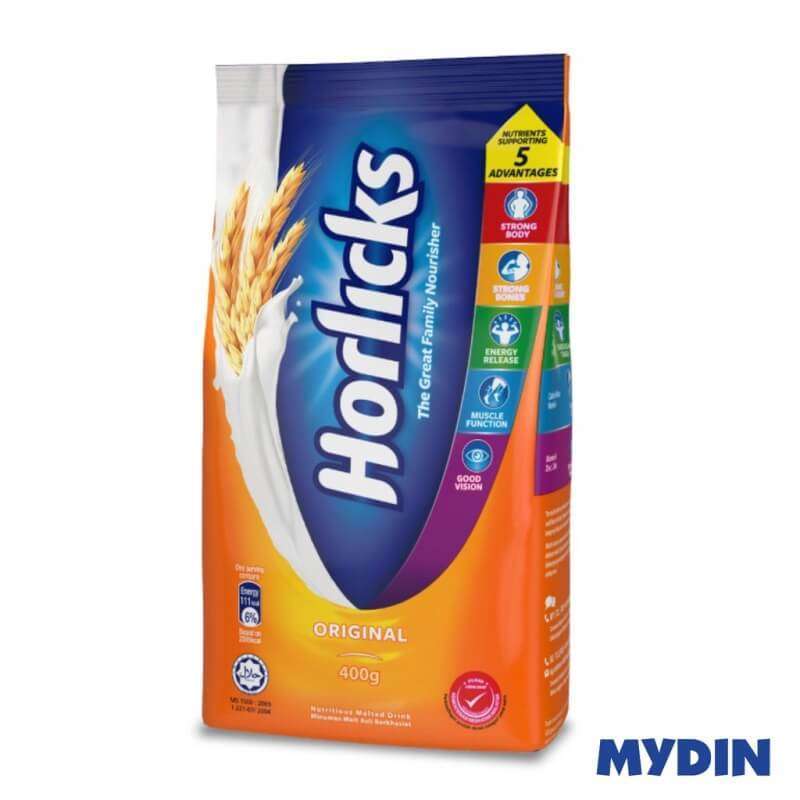 Jual Horlicks Original Malted Drink Powder (400g) - Malaysia 5485113 di ...