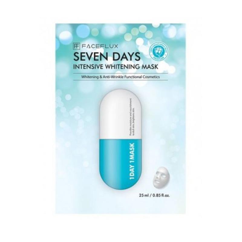 Jual Faceflux Seven Days Intensive Whitening Mask Masker Wajah [1 Sheet ...