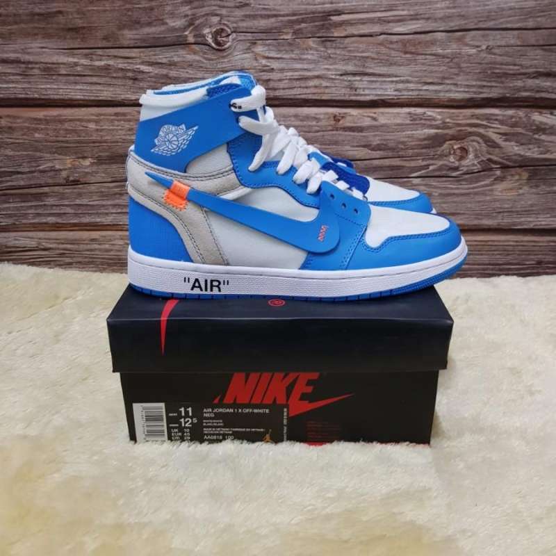 Jual Air Jordan 1 Retro High Off White UNC University Blue di Seller ...