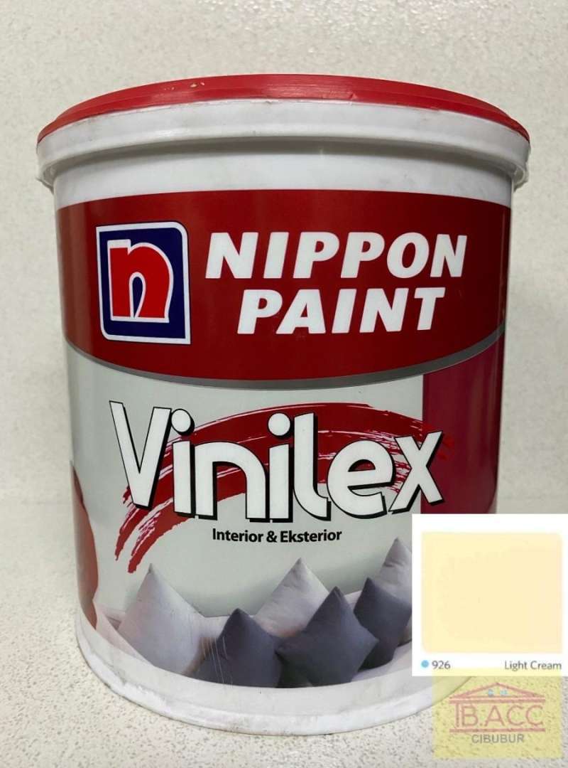 Jual Cat Tembok Vinilex 5kg - Nippon Paint Vinilex 926 Light Cream di ...