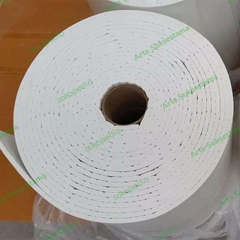 Jual ceramic fiber paper 5mm x 61cm x 12m kertas keramik d200kg ...