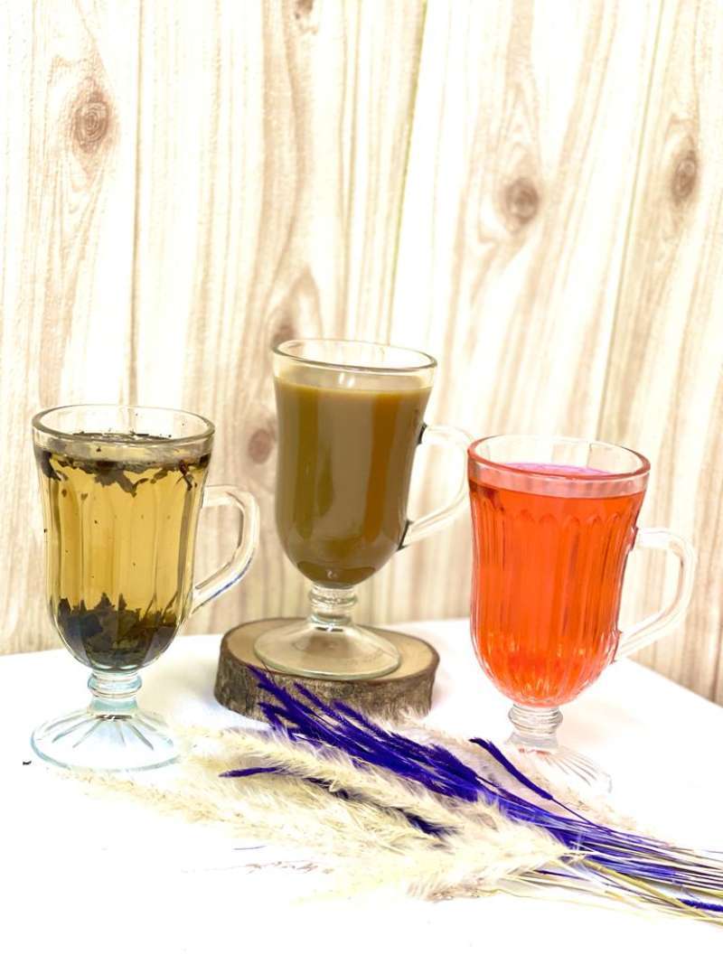 Jual Gelas Kaki Dan Gagang Kaca Kedaung Icc 200ml / Gelas Jus Float ...