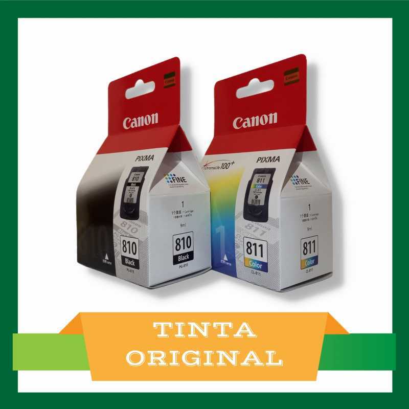 Promo 1 SET TINTA CARTRIDGE CANON PG-810 BLACK DAN CL-811 COLOR ...