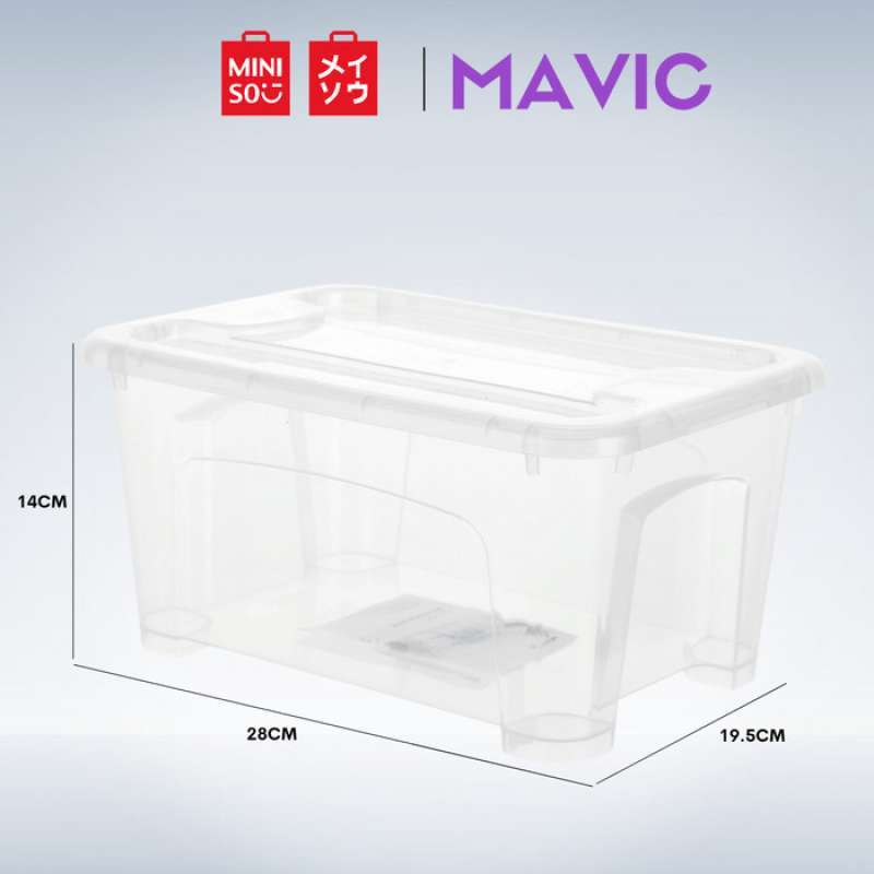 Promo MINISO Kotak Penyimpanan Classic Storage Box 5L Serbaguna ...