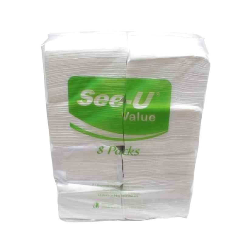 Jual Premium Tissue See-u Multipurpose 150s Value Pack 8 In 1 Tisu Pop ...