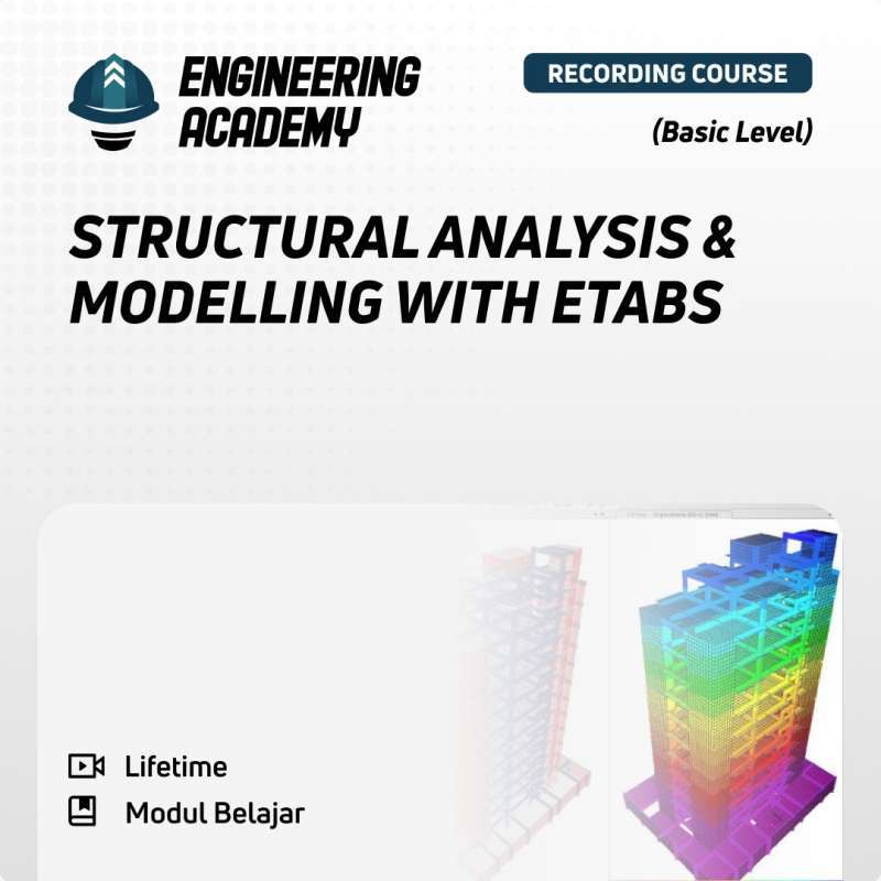 Promo Structural Analysis & Modelling With Etabs Diskon 66% Di Seller ...