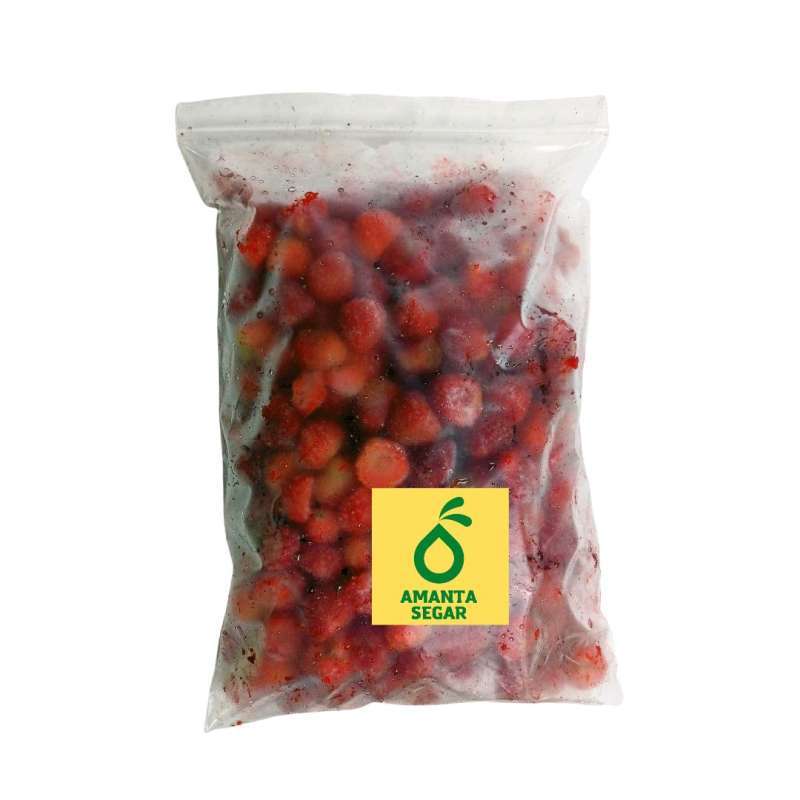 Jual Buah Strawberry Frozen Beku 1 Kg Halal di Seller Amanta Segar ...
