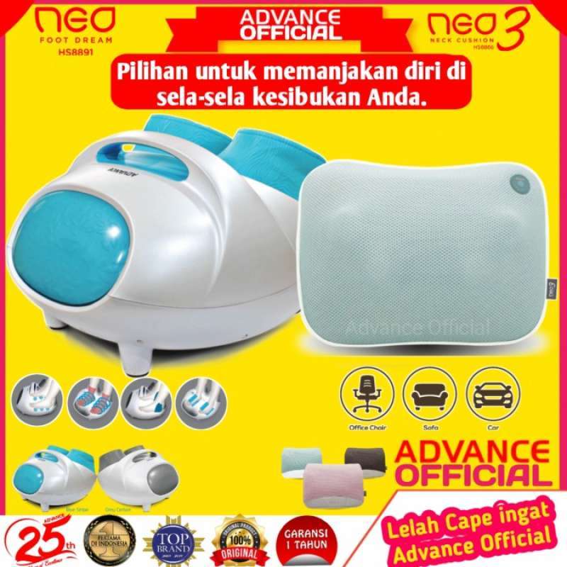 Jual pijat kaki dan pijat di mobil (neo foot dream& neo neck cusion ...