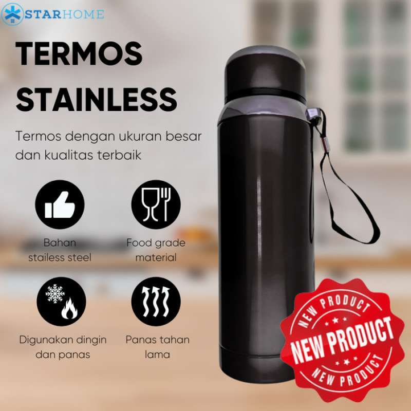 Jual Termos Air Panas Premium Tumbler Stainless Steel Kh-857 600Ml di Seller AM_id - Wanajaya ...