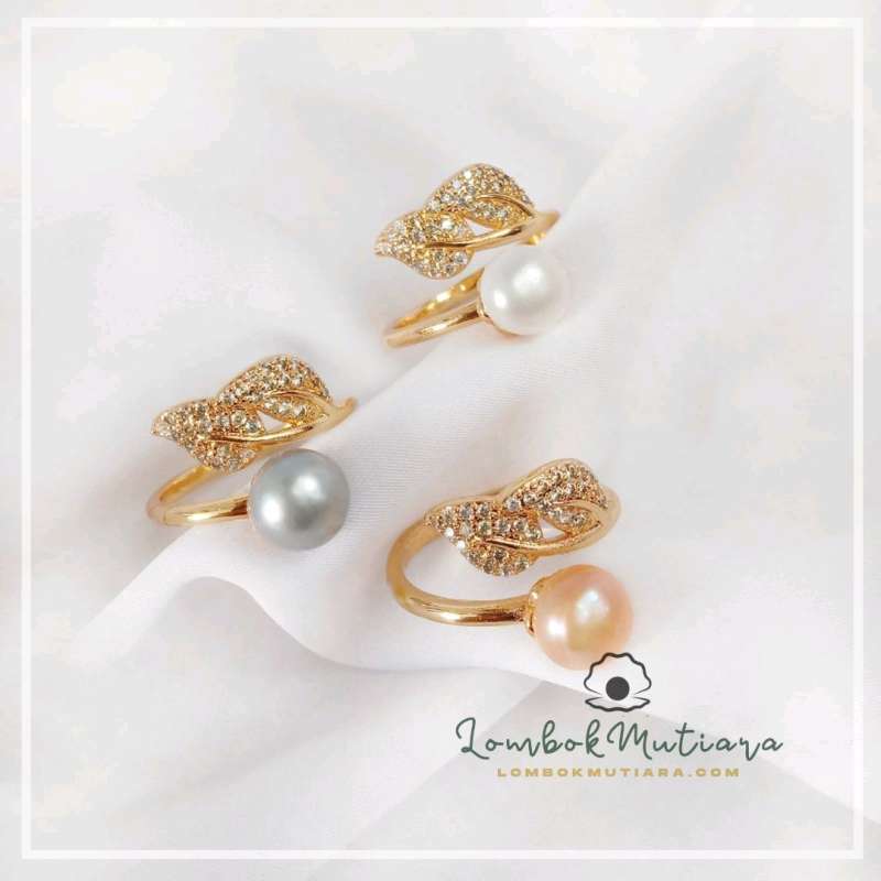 Jual Cincin Mutiara Lombok Original Ctr-015 Mutiara Air Tawar Asli ...