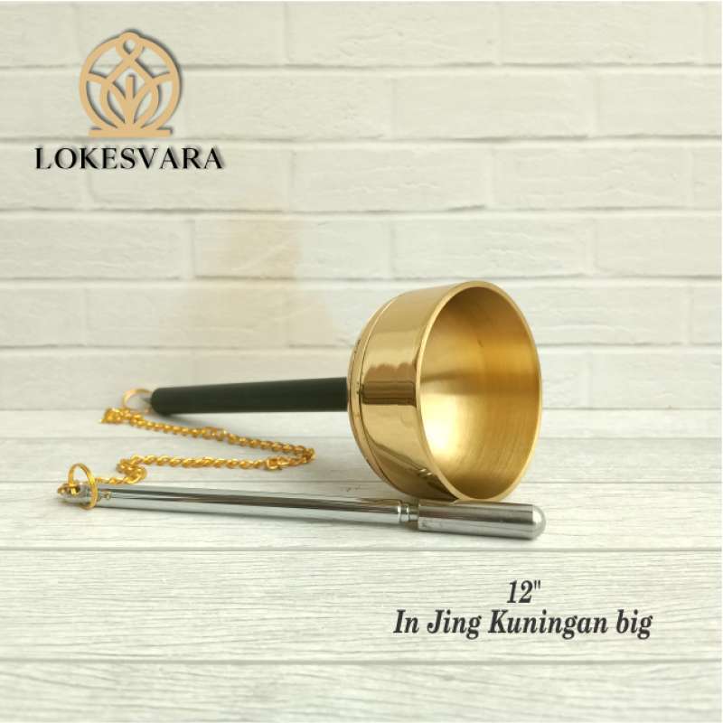 Jual Lonceng In Jing Ying Ching Sarana Doa Ritual Mahayana Kuningan Big ...