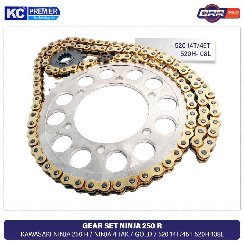 Jual KC Premier Gear Set Gold Ninja 250 Ninja 4 Tak Model SSS dan TK ...