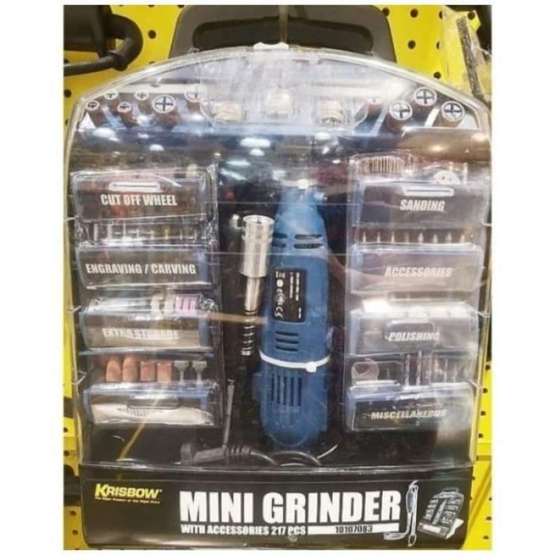 Jual Krisbow Mini Grinder Set 217 Pcs Mesin Gerinda Mini Di Seller Ges ...
