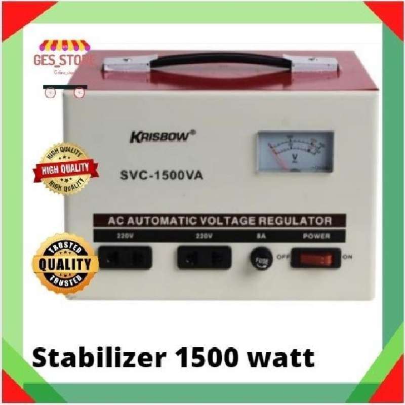 Jual Stabilizer Listrik Krisbow Analog 1500 Watt 1.5 Kva Di Seller Ges ...