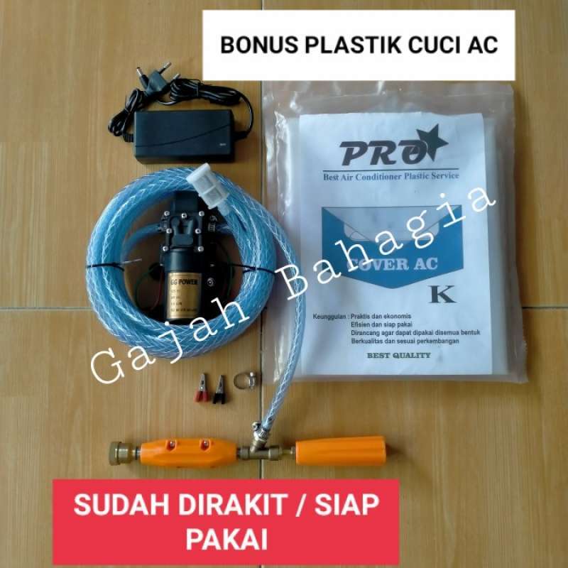 Jual Alat steam 160 psi cuci motor mobil ac Paket plastik cuci ac Pompa ...