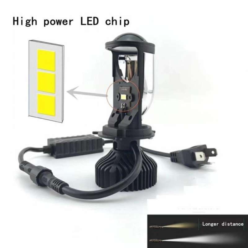 Jual Mini Projector Led H4 Cut Off Sinar Terang A00318 di Seller ...