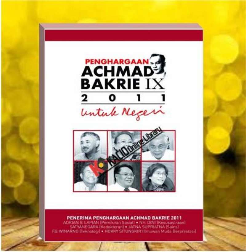 Jual Buku Program Penghargaan Achmad Bakrie 2012. TP. TA. TT. di Seller ...
