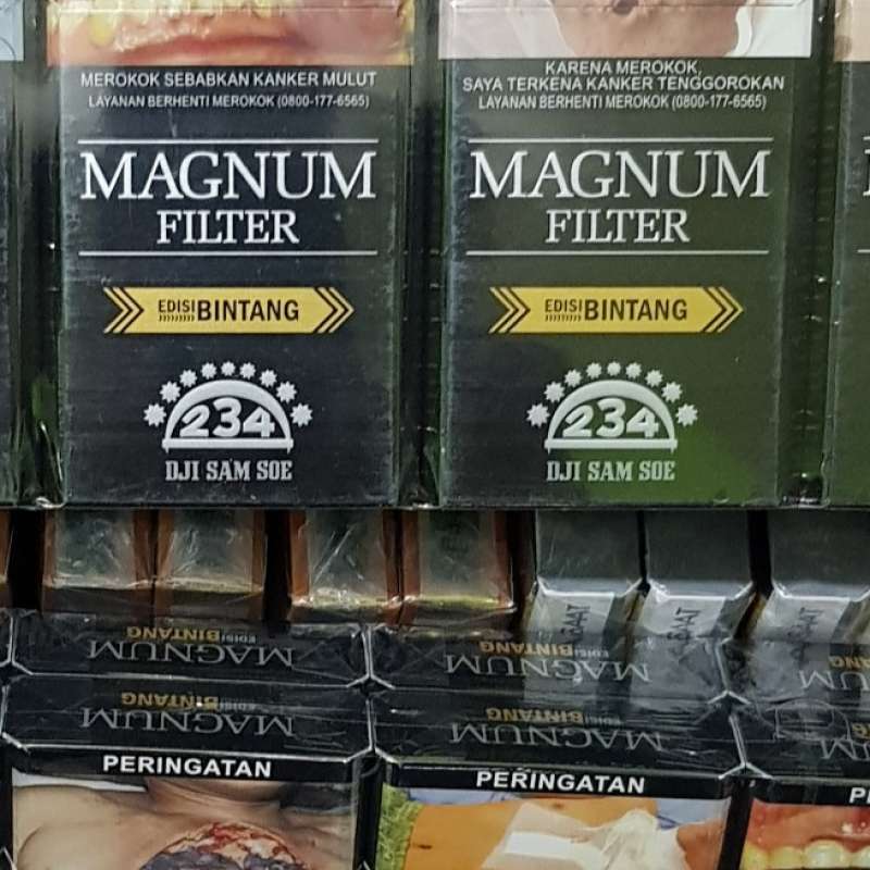 Promo Magnum Filter Black DJI SAM SOE Rokok [12 Batang/ 1 Slop/ 10 ...
